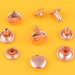 Metal Purse Rivets Double Cap Rivets Rose Gold Metal Rivets Round Metal ...