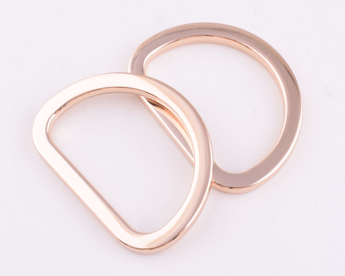 Flat Cast D Rings Light Gold Flat Strap D Ring Purse D Ring - Etsy