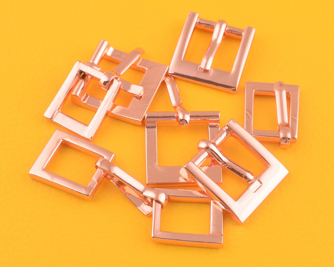 Metal Buckles - Rose Gold Bar Leather Buckle - Buckles for Bags/shoes ...