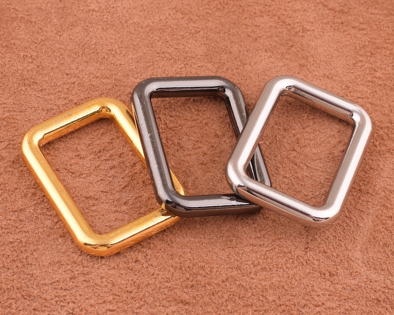 1 Inch Rectangle Metal Square Ring Webbing Belt Buckles 25mm - Etsy