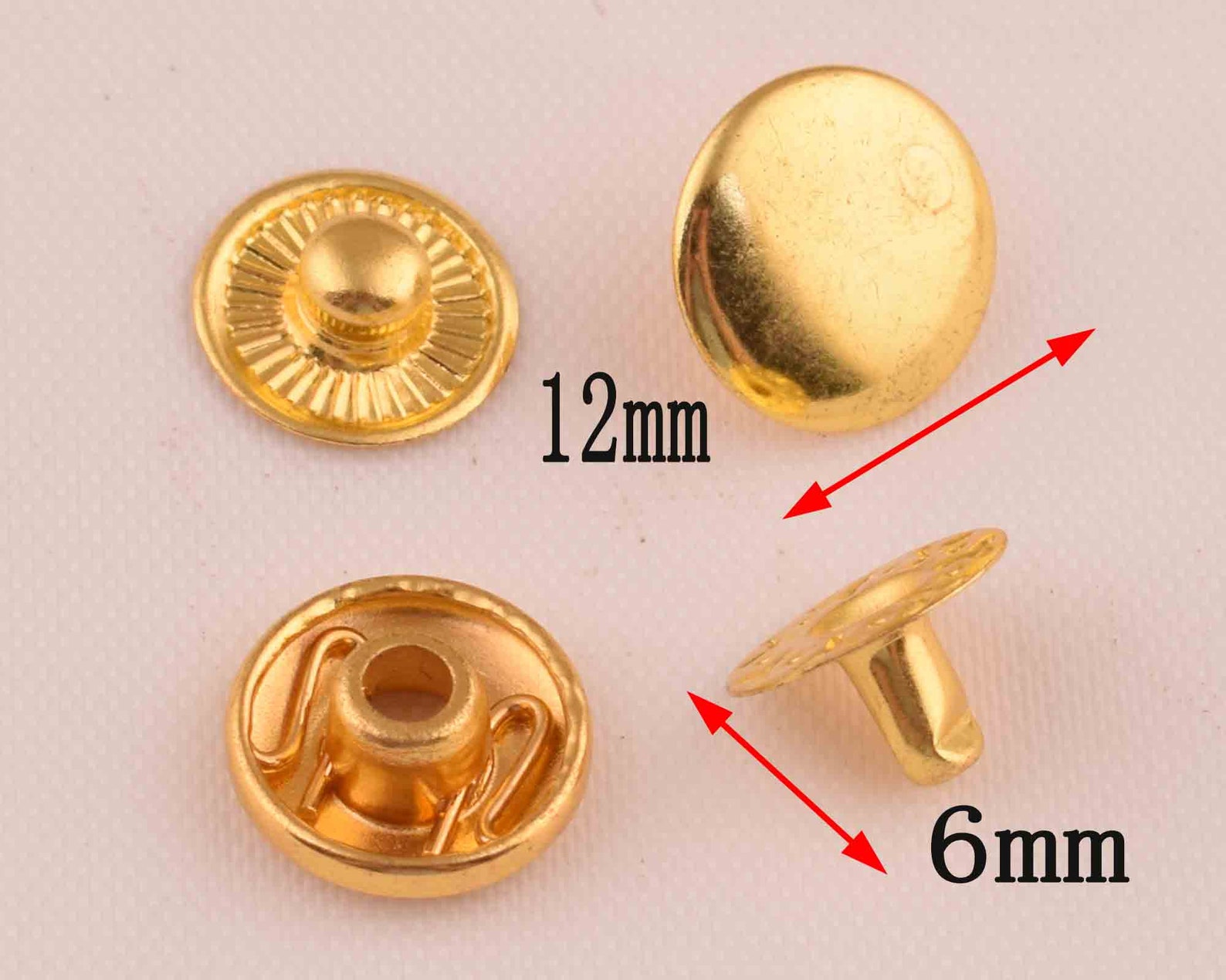 30set Snap Button Snap Fastener Press Stud Closure Buttons - Etsy