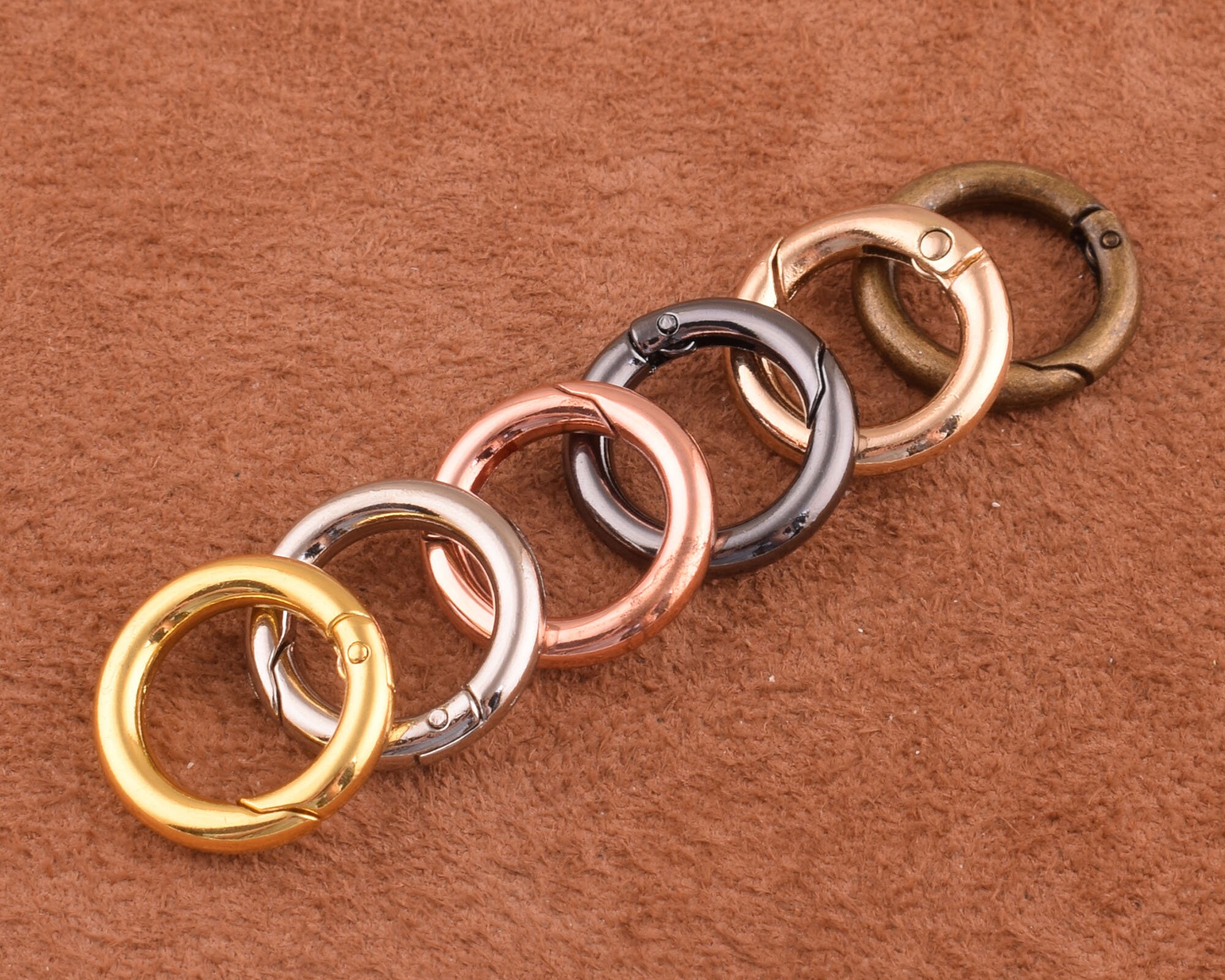 Spring gate ring Thick spring ring push gate snap hook13mm | Etsy