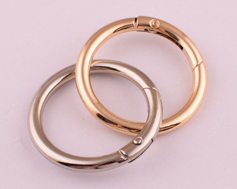Push Gate Ring Thin Spring O Ring Push Gate Snap Hook Purse O - Etsy