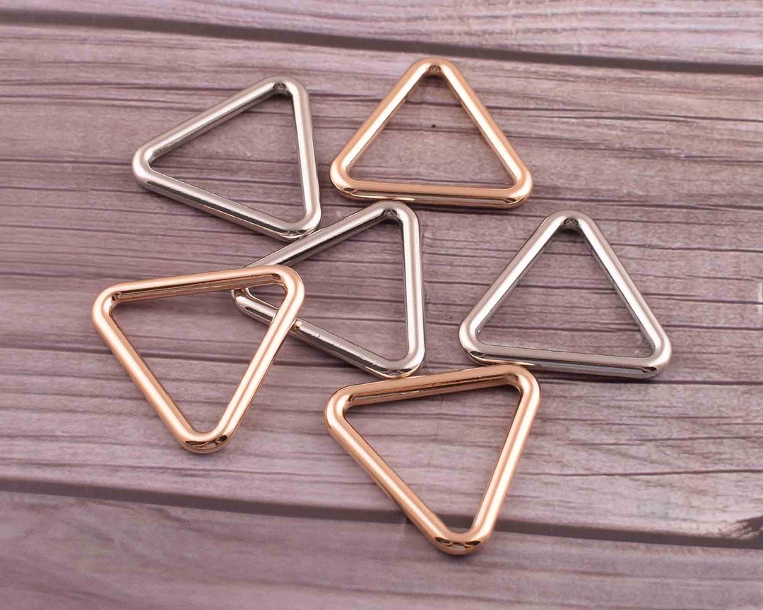 10 Pcs 25 Mm(inner) Triangle Rings Triangle Buckle Strap Rings Split ...