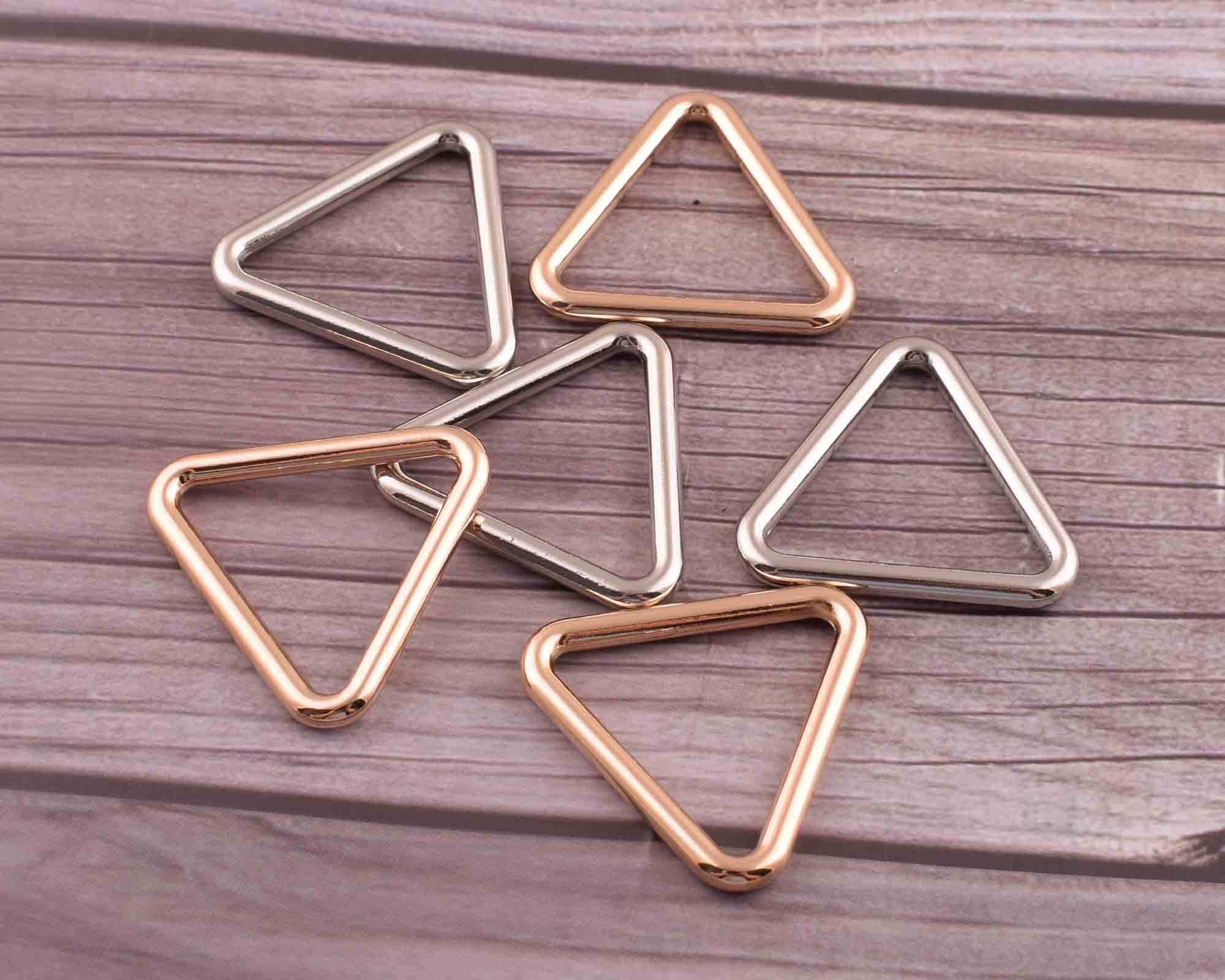 10 Pcs 25 Mminner Triangle Rings Triangle Buckle Strap Rings - Etsy