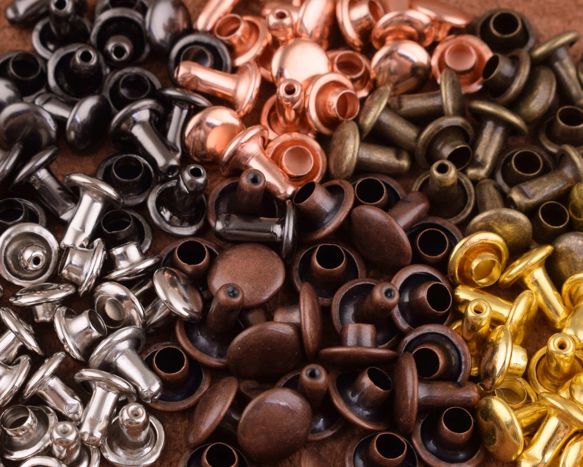 Metal Purse Rivetmany Sizes and Colors Cap Double Headed - Etsy