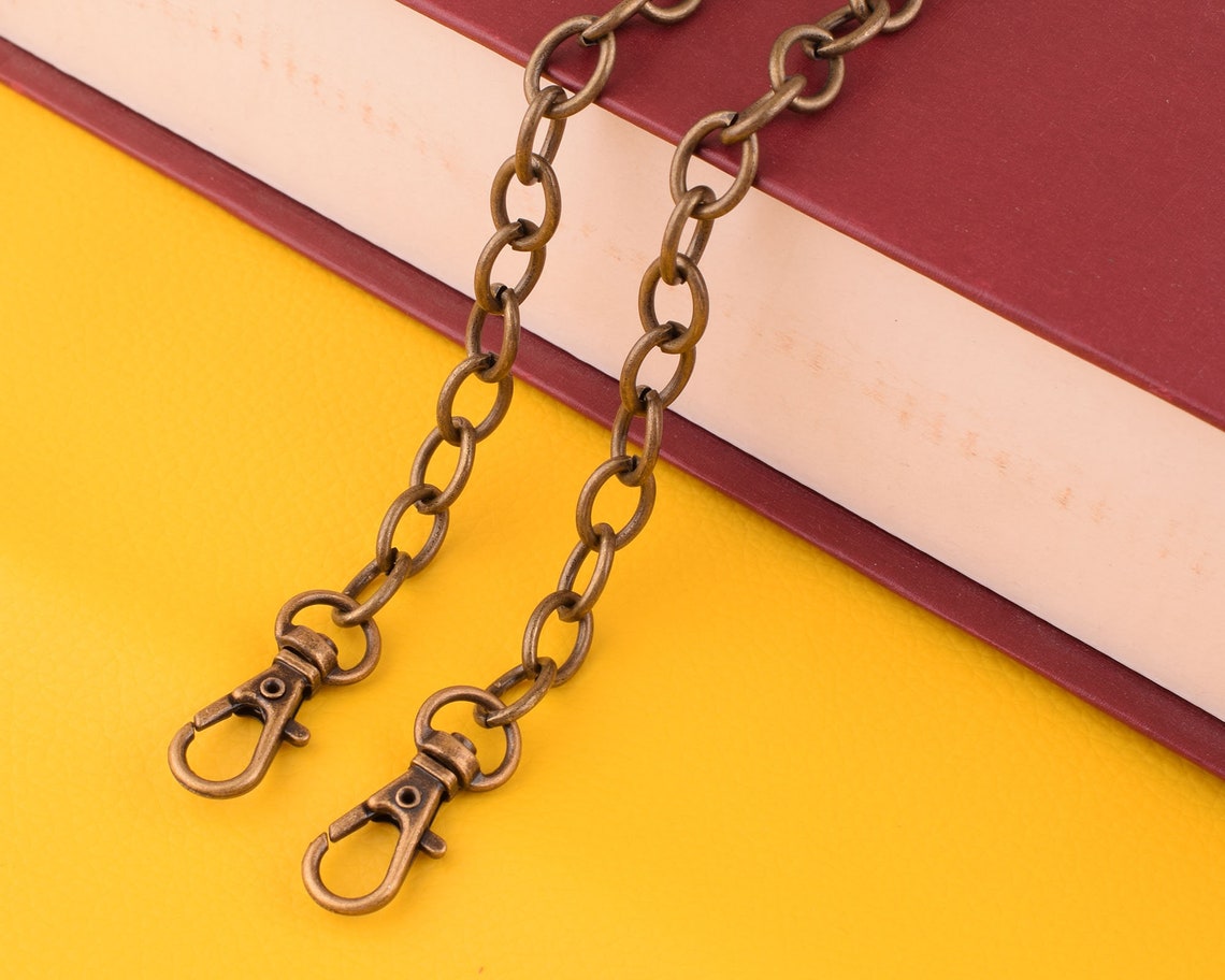 Bronze Replacement Chain Shoulder Strap Metal Link Clasp Purse - Etsy