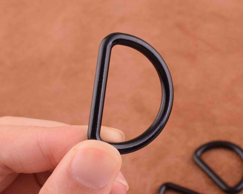 Black D Rings 30/25/20mm D Ring Buckle Purse Ring 1 Inch Strap | Etsy