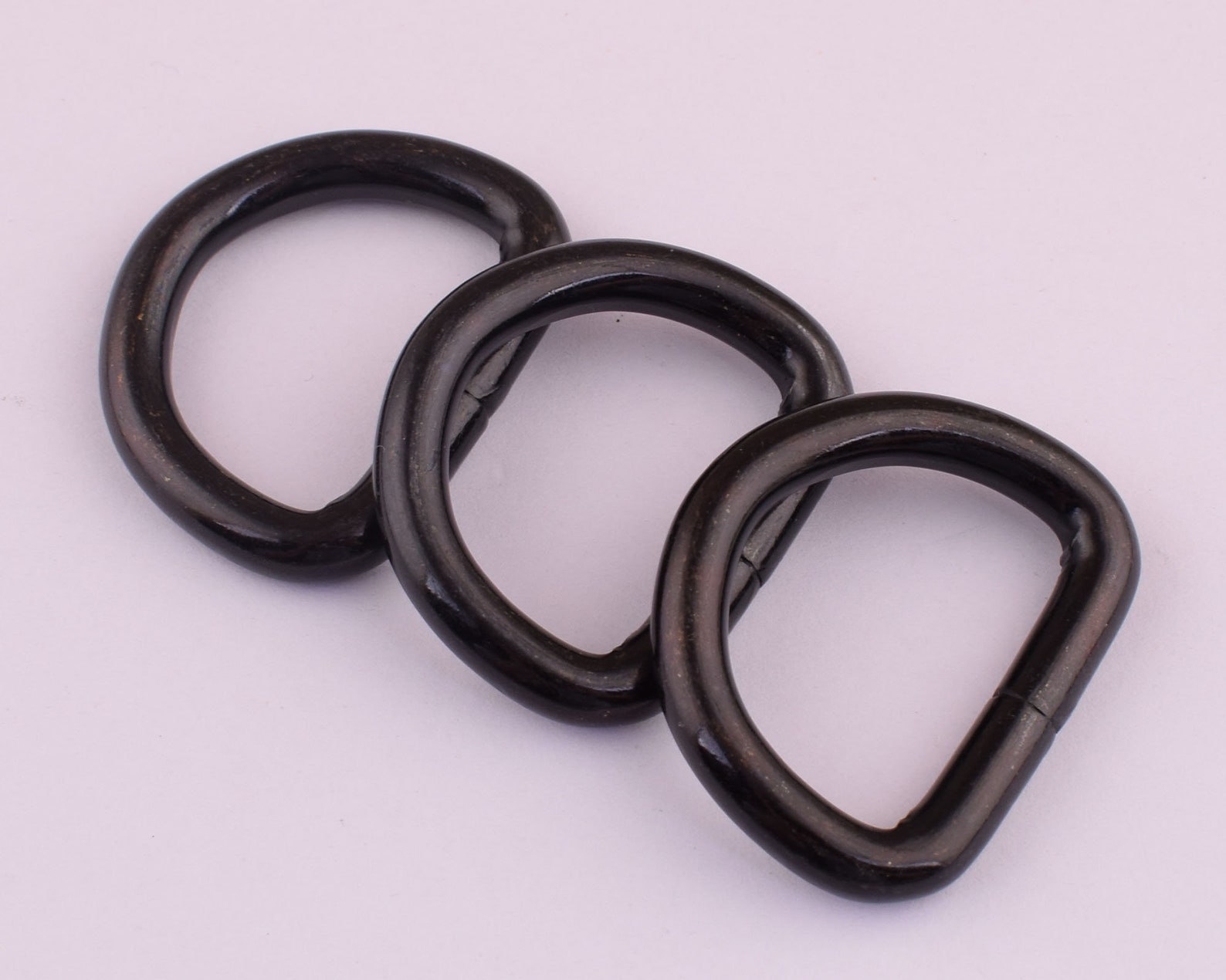 Black D Ring 1 Inch Inner Diameter Iron Non-welded D - Etsy