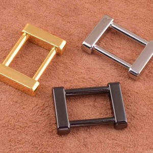 19mm Rectangular Ring Solid Square Ring Strap Buckle Strap Connector ...