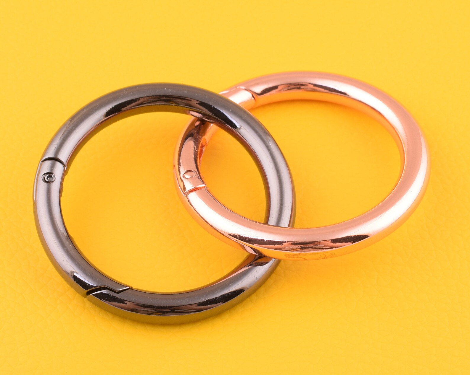 6pcs Spring Gate Ringtwo Color Metal O Ring 1.5inch - Etsy