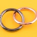 6pcs Spring Gate Ring,two Color Metal O Ring 1.5"inch Spring Ring Clasp ...