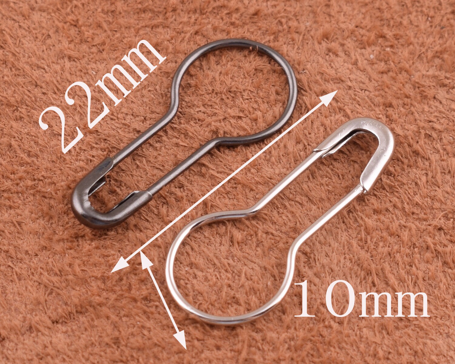 Silver Bulb Pins 2210mm Garment Pins Pear Shaped Safety Pins | Etsy