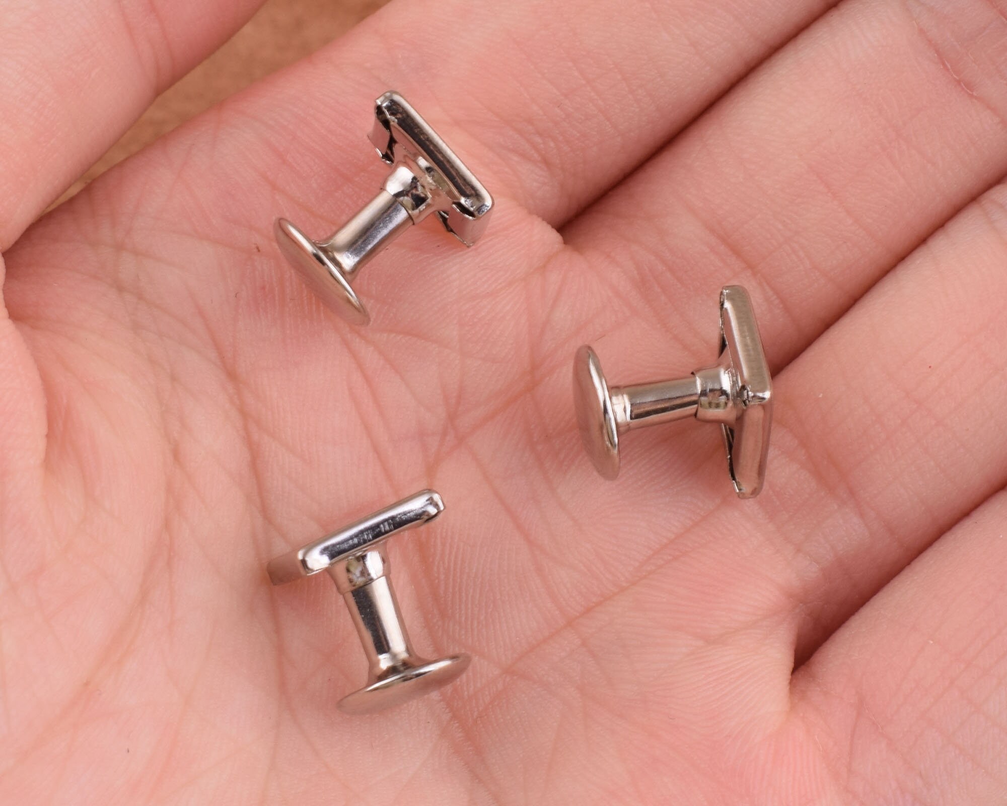 Square Metal Rivets Studs Buttons Decorations Findings,10mm Purse ...