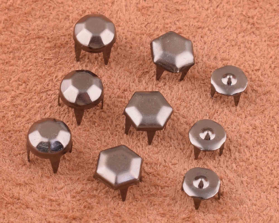 120 Pcs Gunmetal Studs Metal Studsmetal Studs for Clothing - Etsy