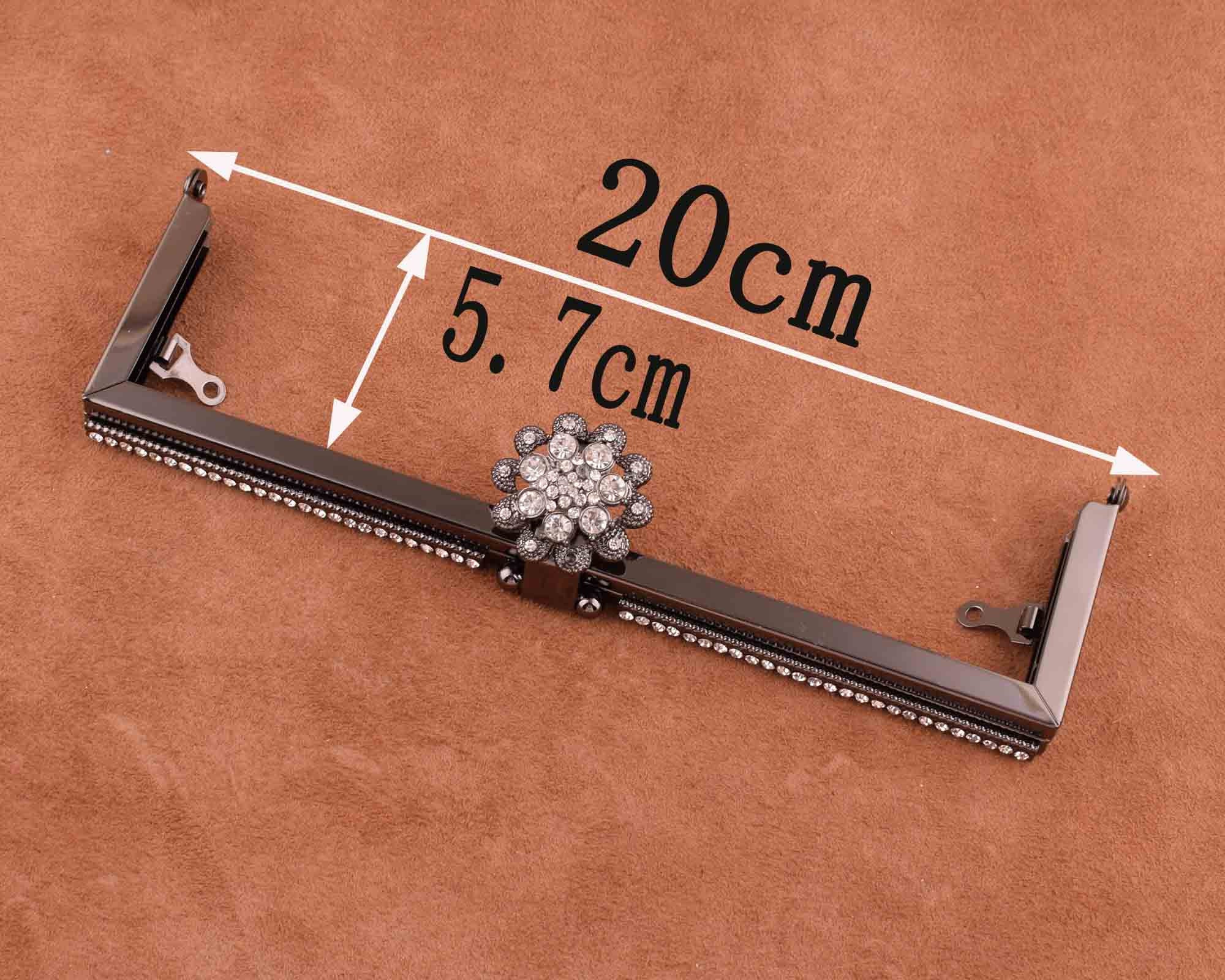 Gunmetal Purse Frame Bag Frame Clutch Frame Purse | Etsy