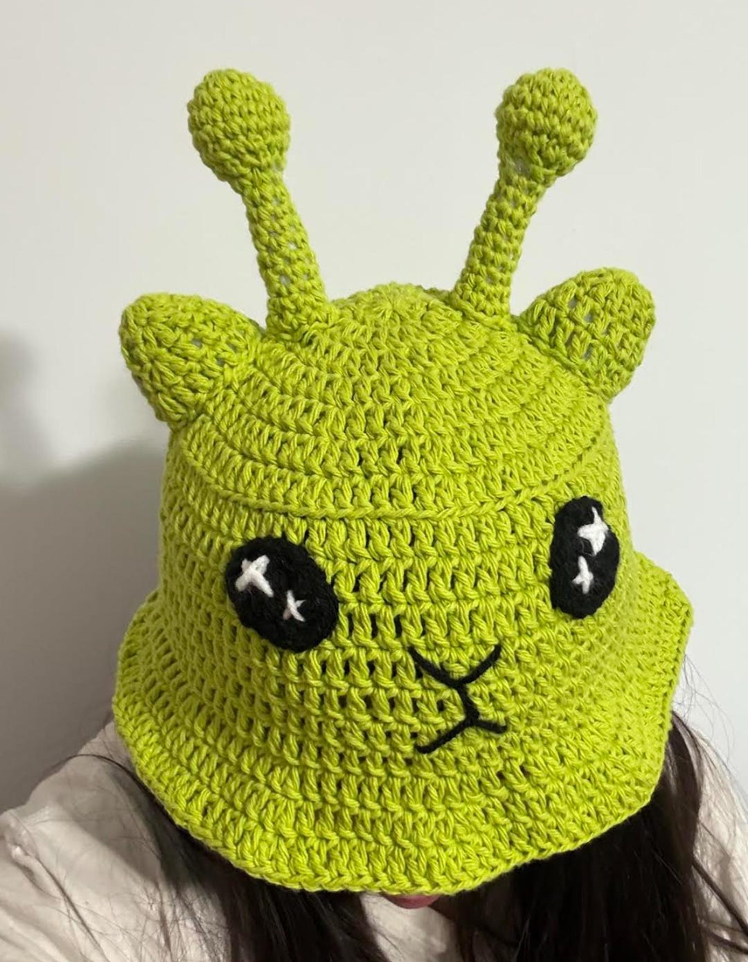 Alien Cat Handmade Crochet Bucket Hat - Etsy