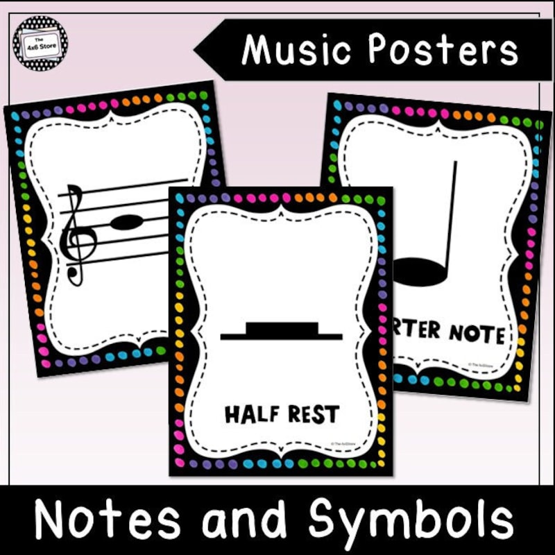 Music Note Poster - Etsy