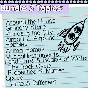 Vocabulary Flashcards With Real Pictures for ESL or Speech - Bundle 2 ...