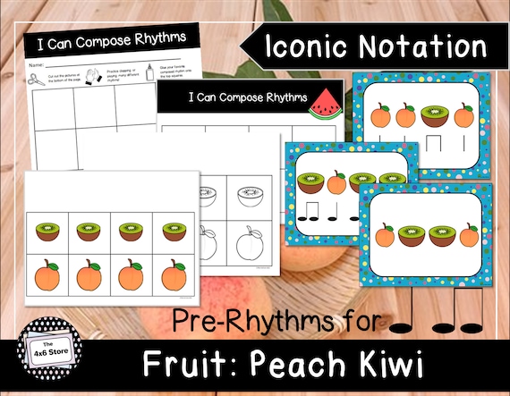 Pre Rhythm iconic Notation Cards & Composition Activity : - Etsy