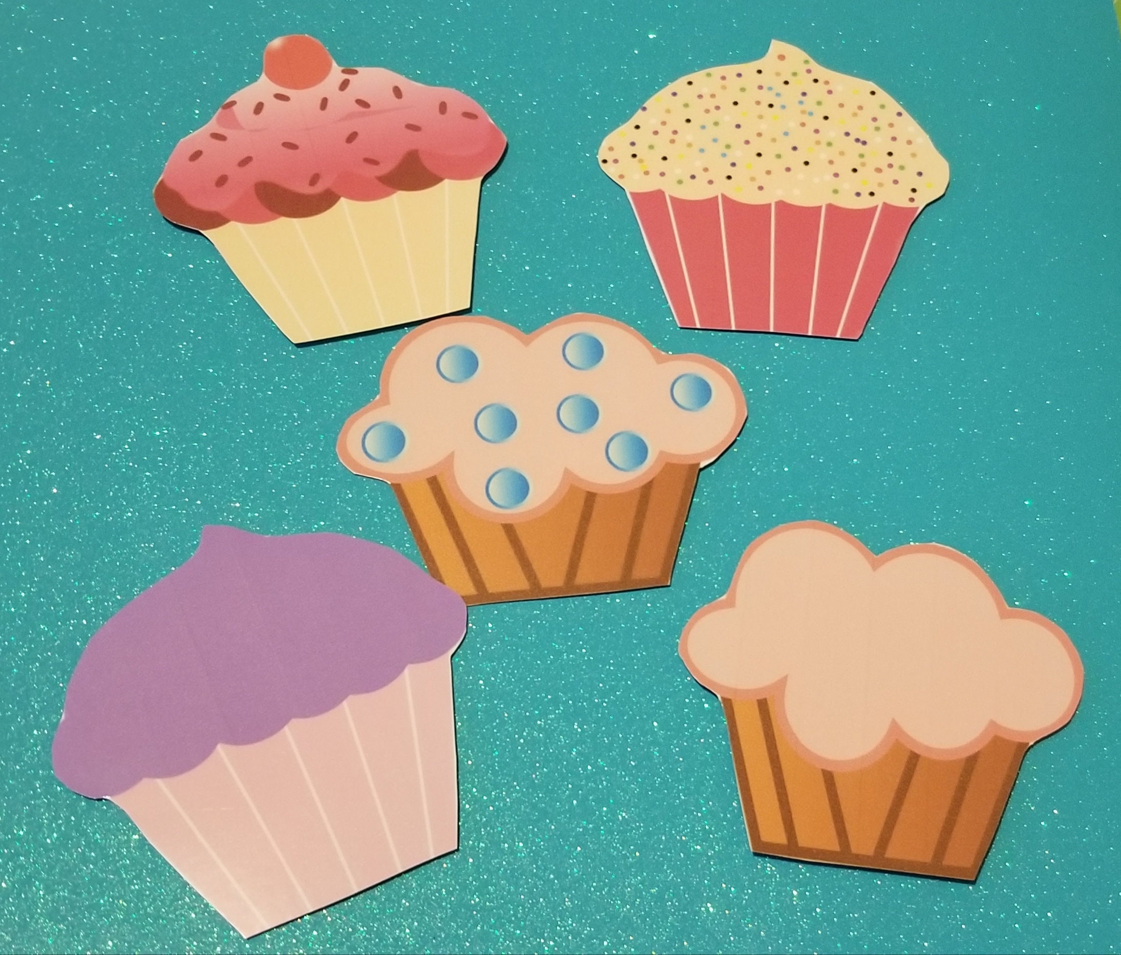 Online ESL Assorted Birthday Cupcake Reward | Etsy