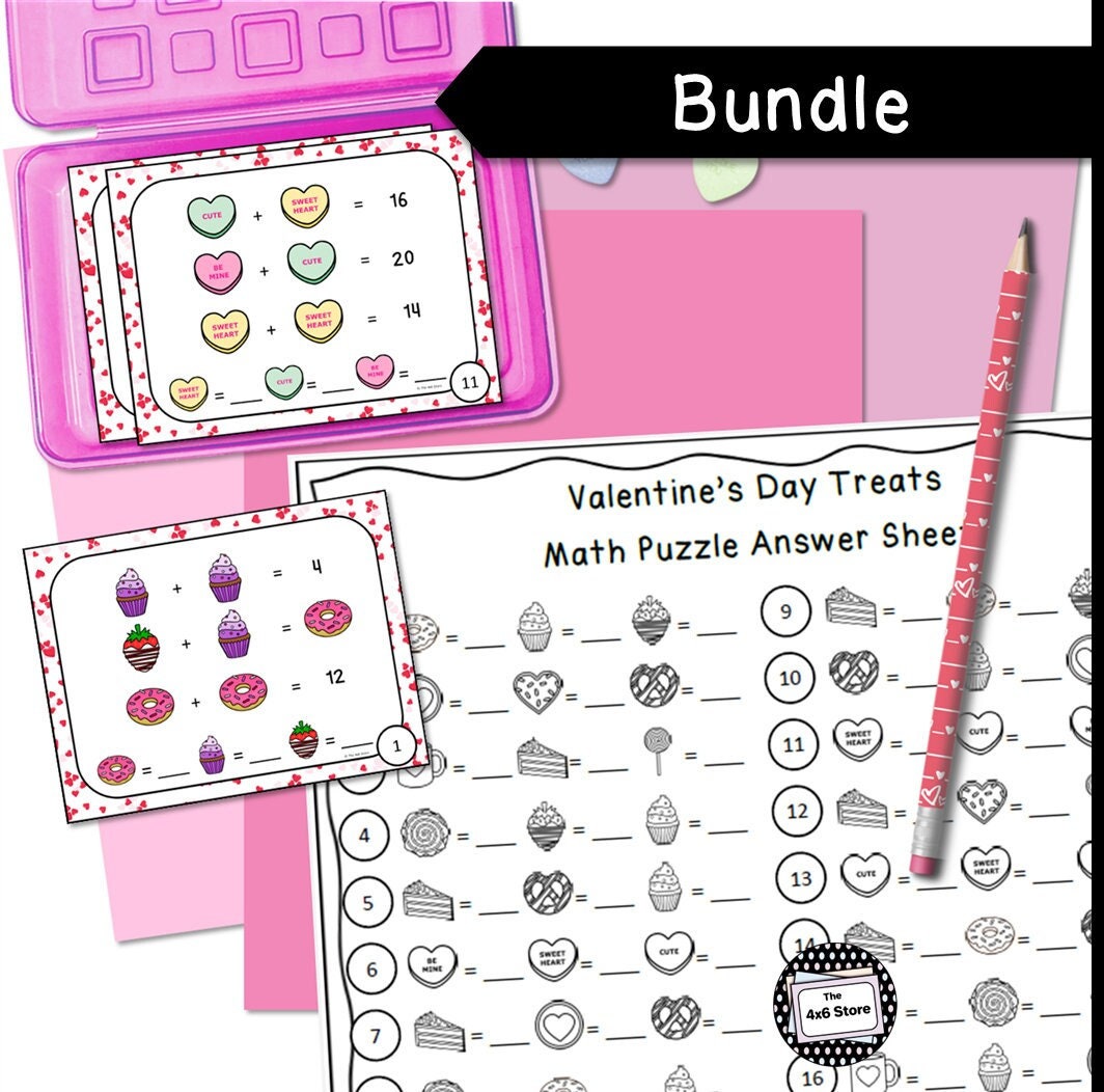 Valentine's Day Logic Puzzle Brain Teaser Enrichment - Etsy