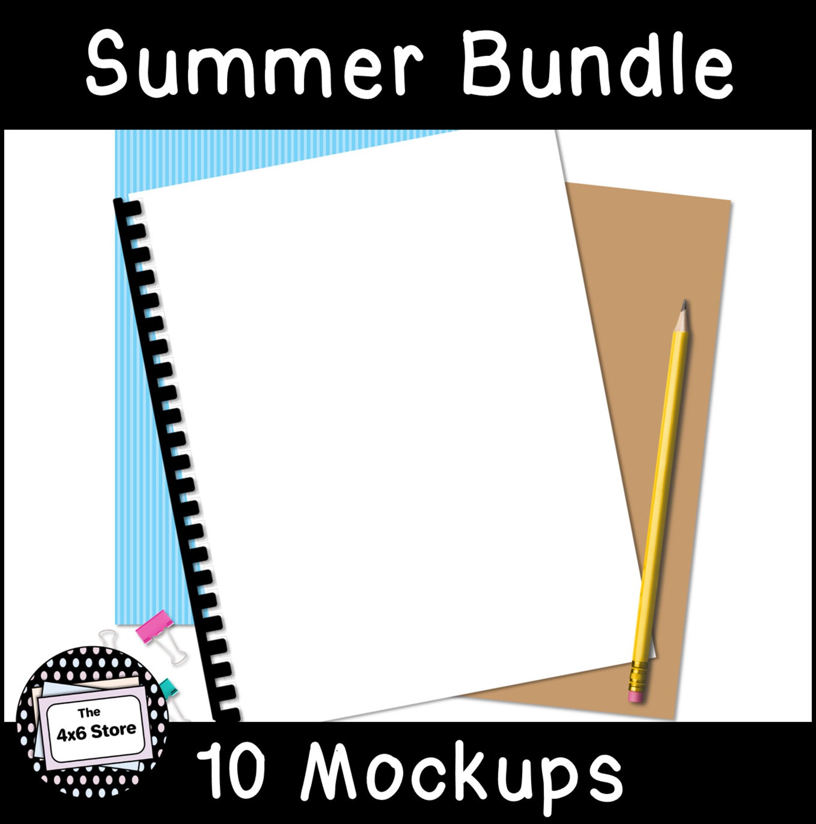 Summer Bundle Product Mockups for Covers and Social Media - Etsy