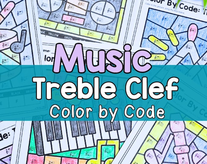 Notes on the Treble Clef Music Class Escape Room Low to No Prep ...