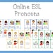DIGITAL: Online ESL Pronoun and Possessive Adjective Reference - Etsy ...