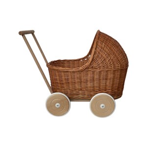 WICKER PRAM Doll Pram Wicker Doll Pram UK Baby Doll Pram | Etsy UK