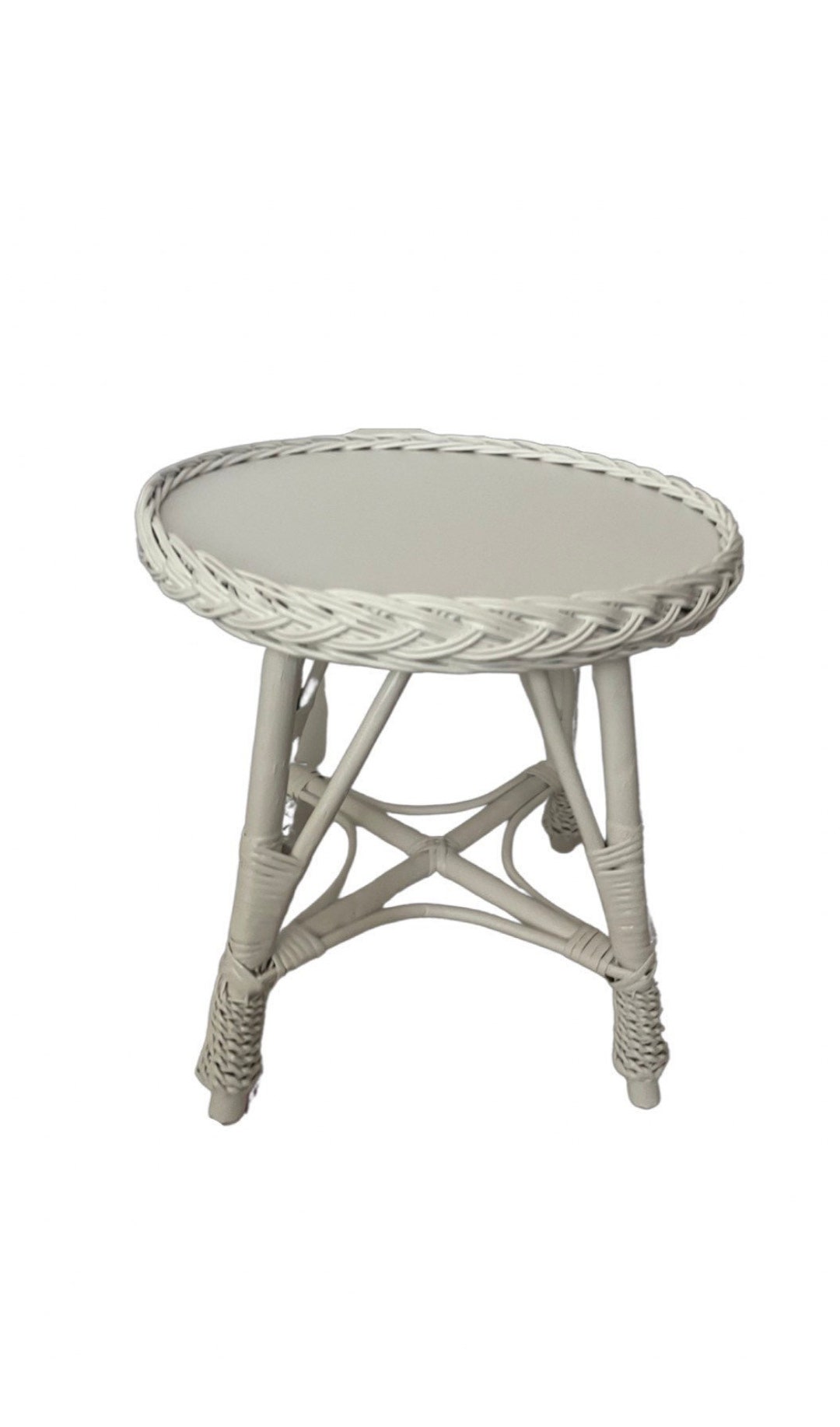 Wicker Table Rattan Table Wicker Table Kids Table Nursery Table Round ...