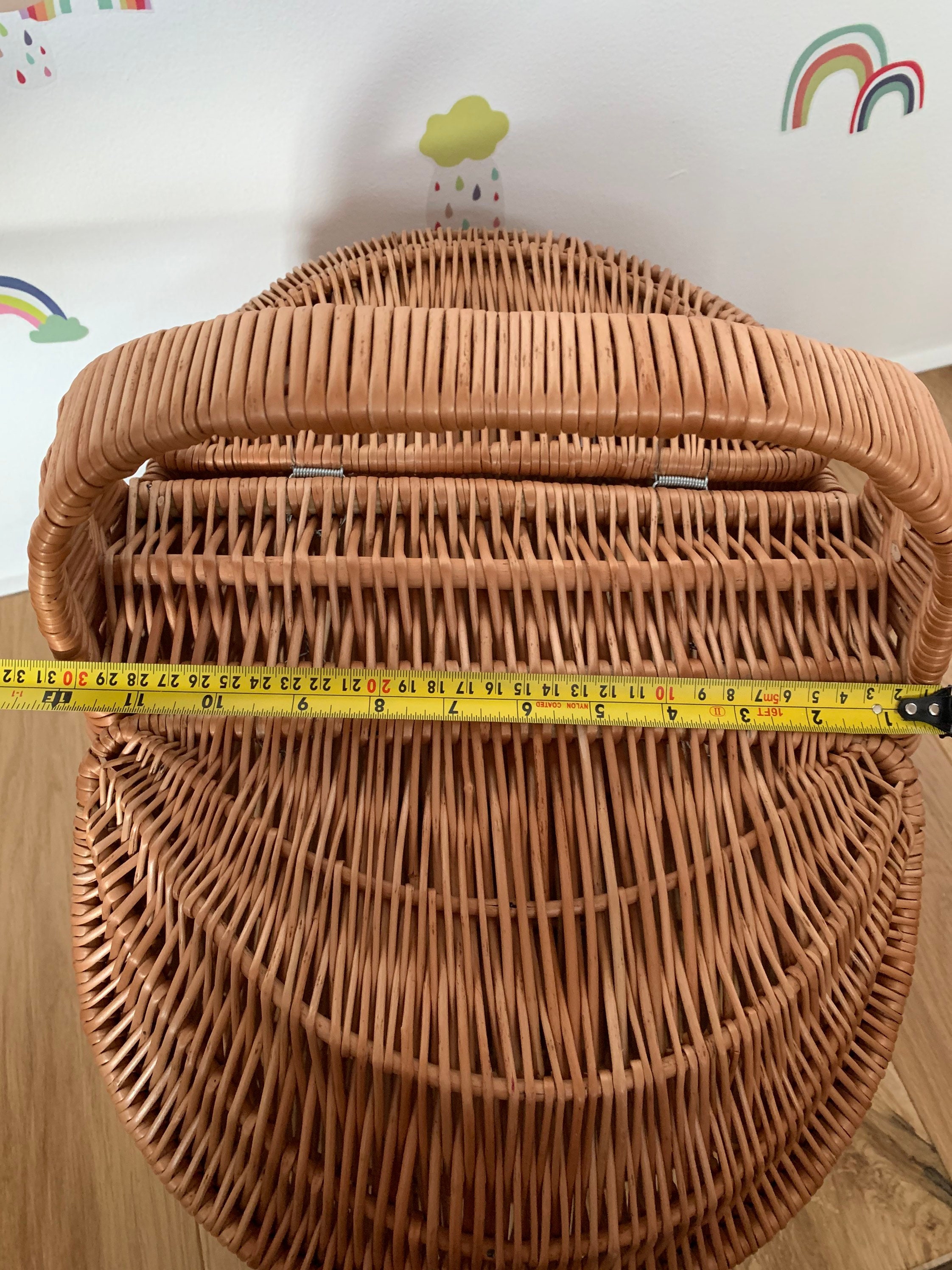 NATURAL picnic basket storage basket sensory basket | Etsy