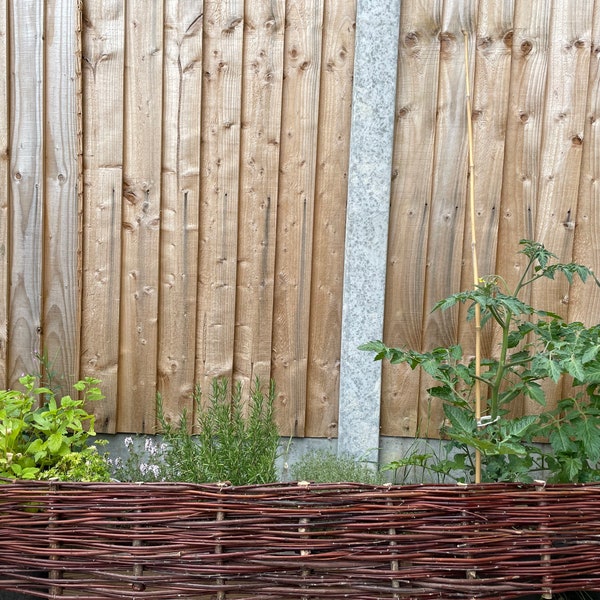 Wicker Fence Panel - Etsy