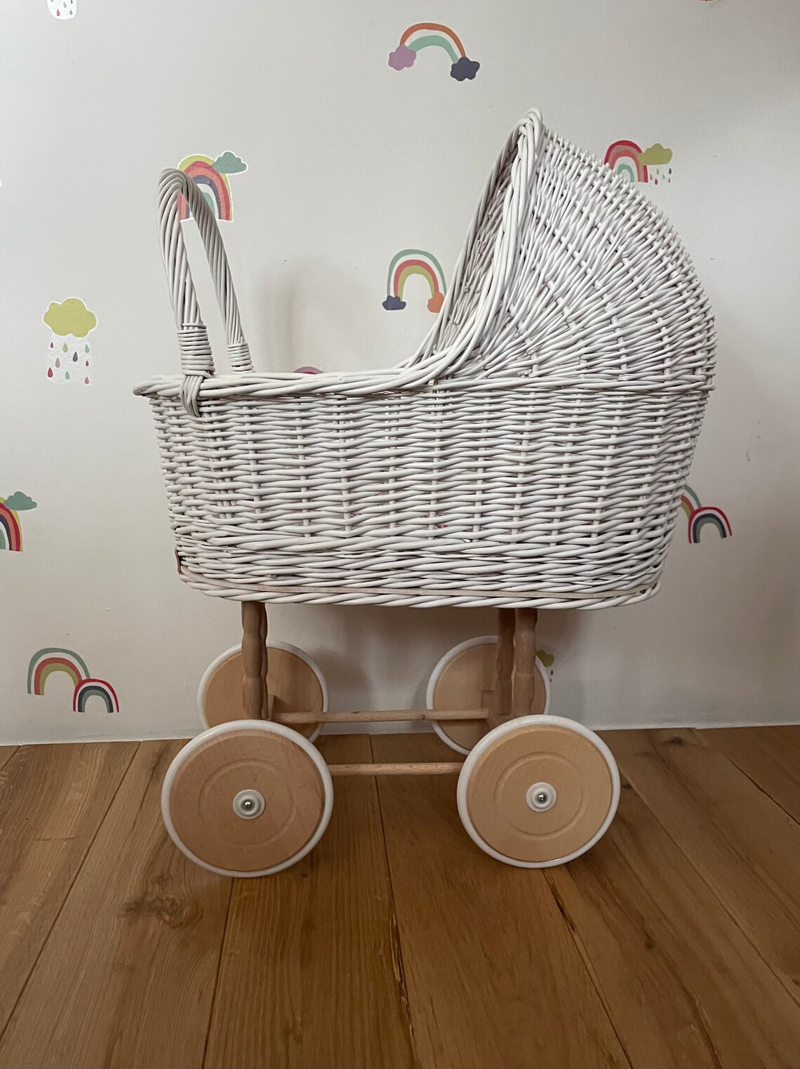 Tall WICKER PRAM | Doll Pram | Wicker Doll Pram UK |baby Doll Pram ...