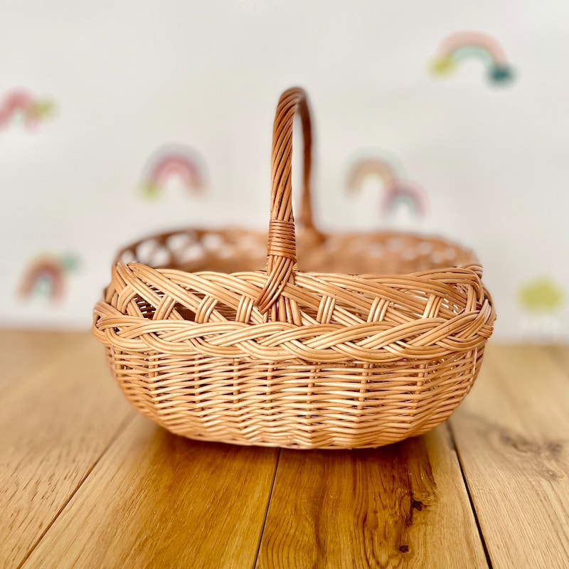 Weidenkorb mit henkel - Etsy.de
