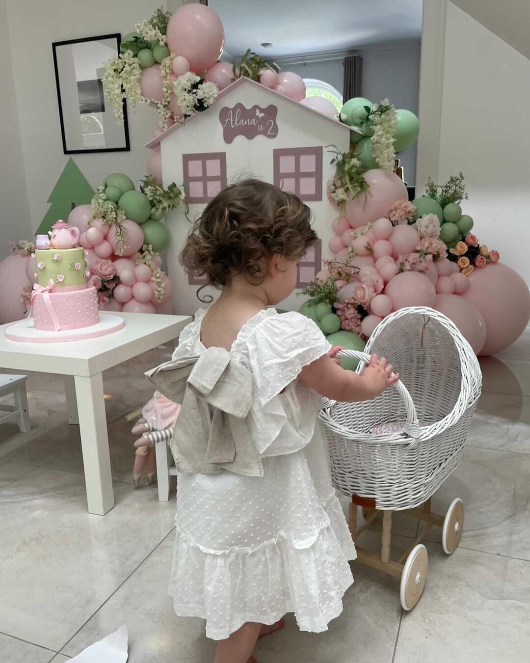 Tall WICKER PRAM | Doll Pram | Wicker Doll Pram UK |baby Doll Pram ...