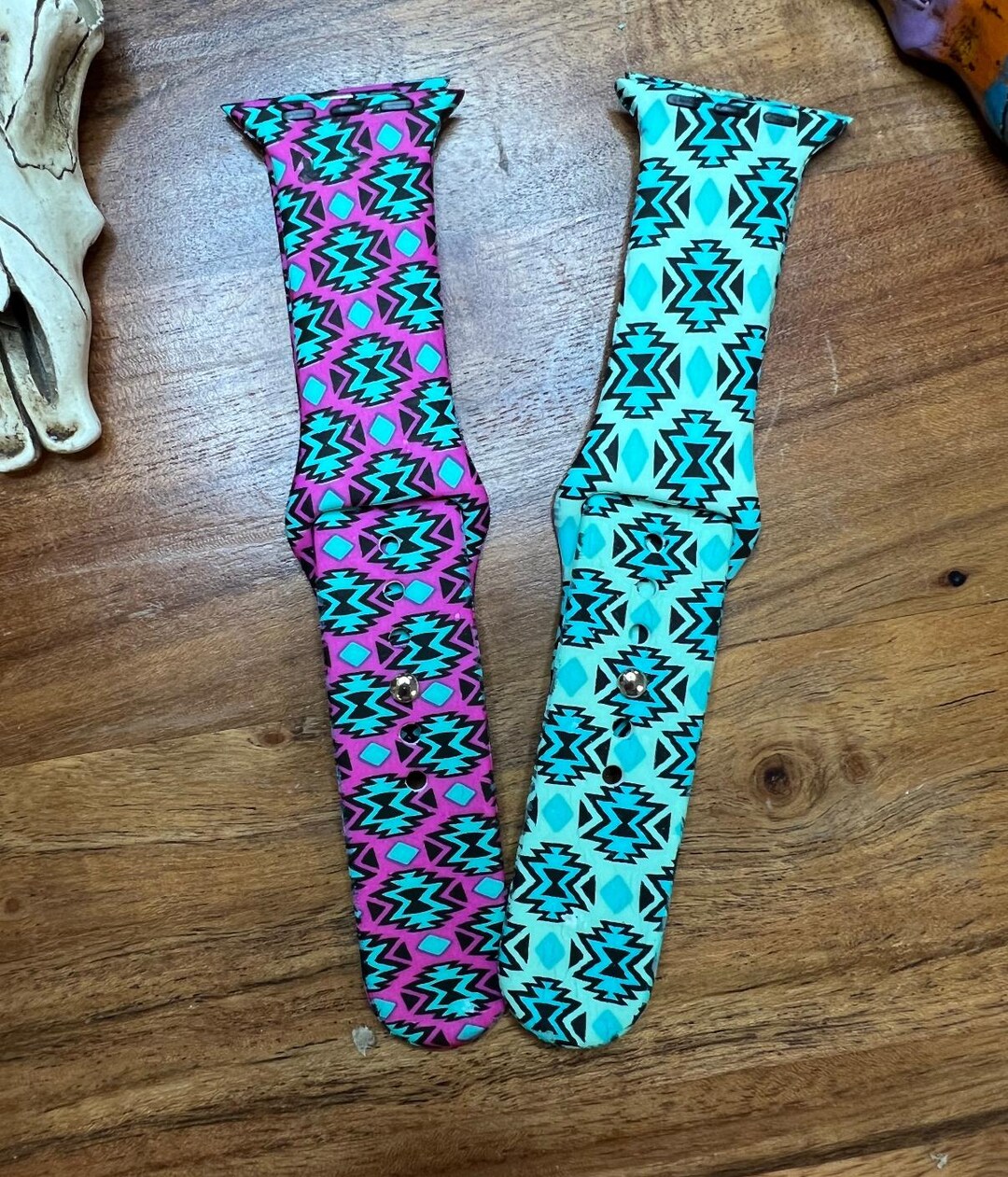 Mosaic Print Apple Watch Bands/ Exclusive Apple Watch Bands/ Aztec ...