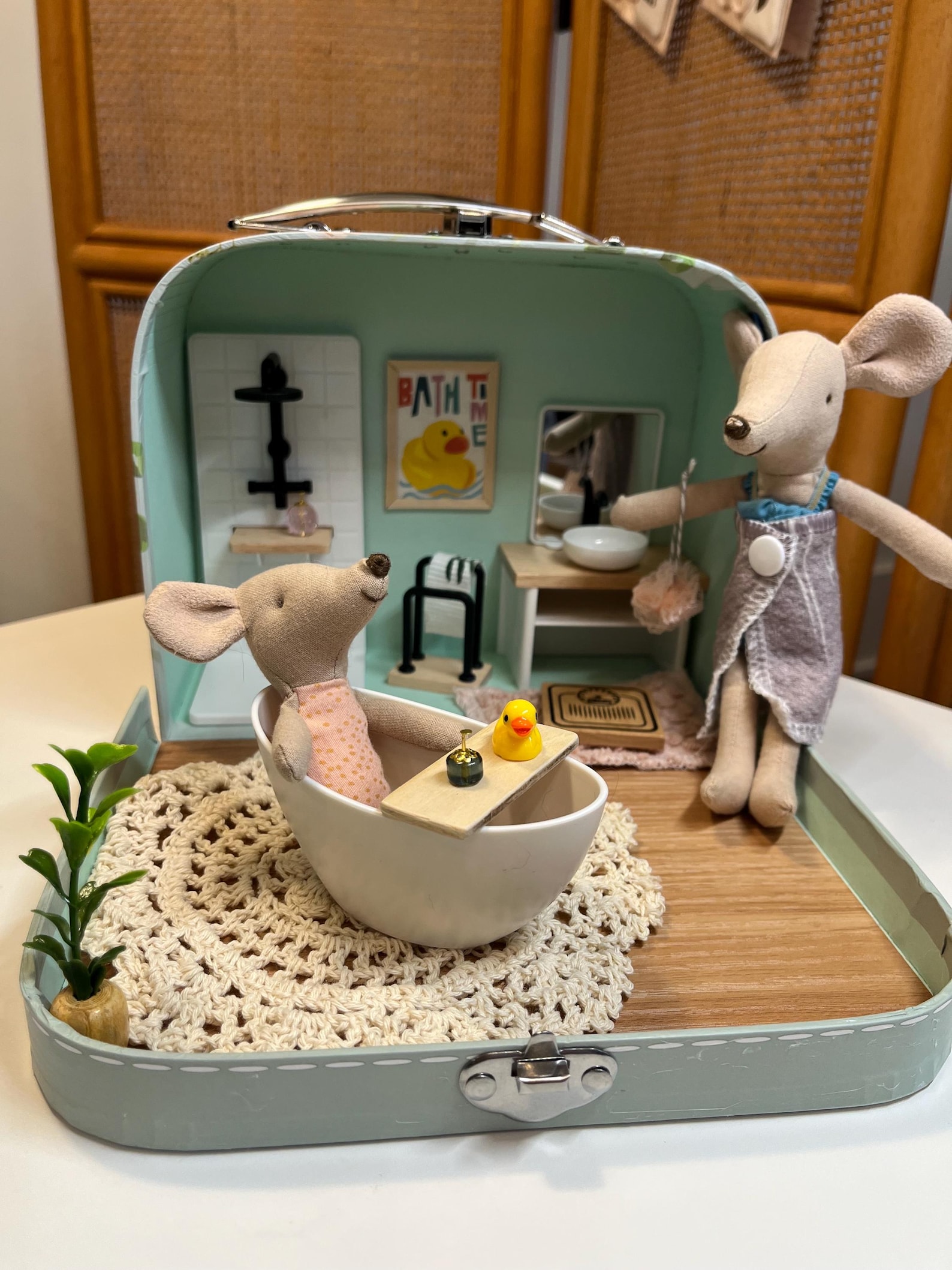 Bath Time Set for Maileg Mice - Etsy
