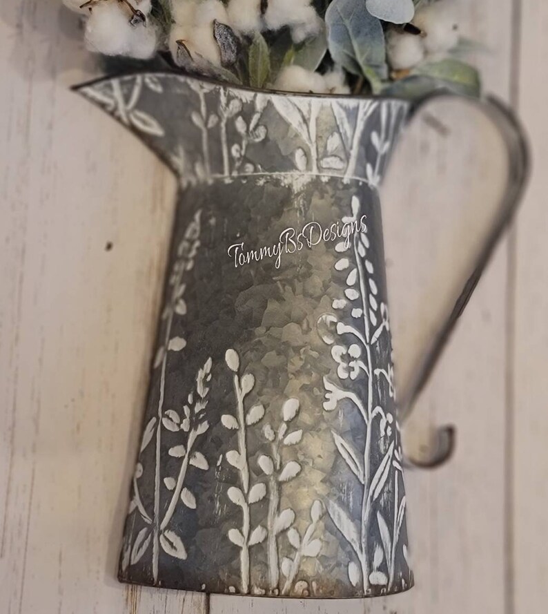 Farmhouse Decor Galvinized Metal Wall Hanging Farmhouse | Etsy