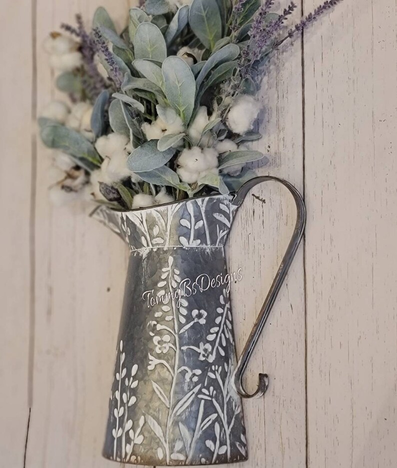 Farmhouse Decor Galvinized Metal Wall Hanging Farmhouse | Etsy