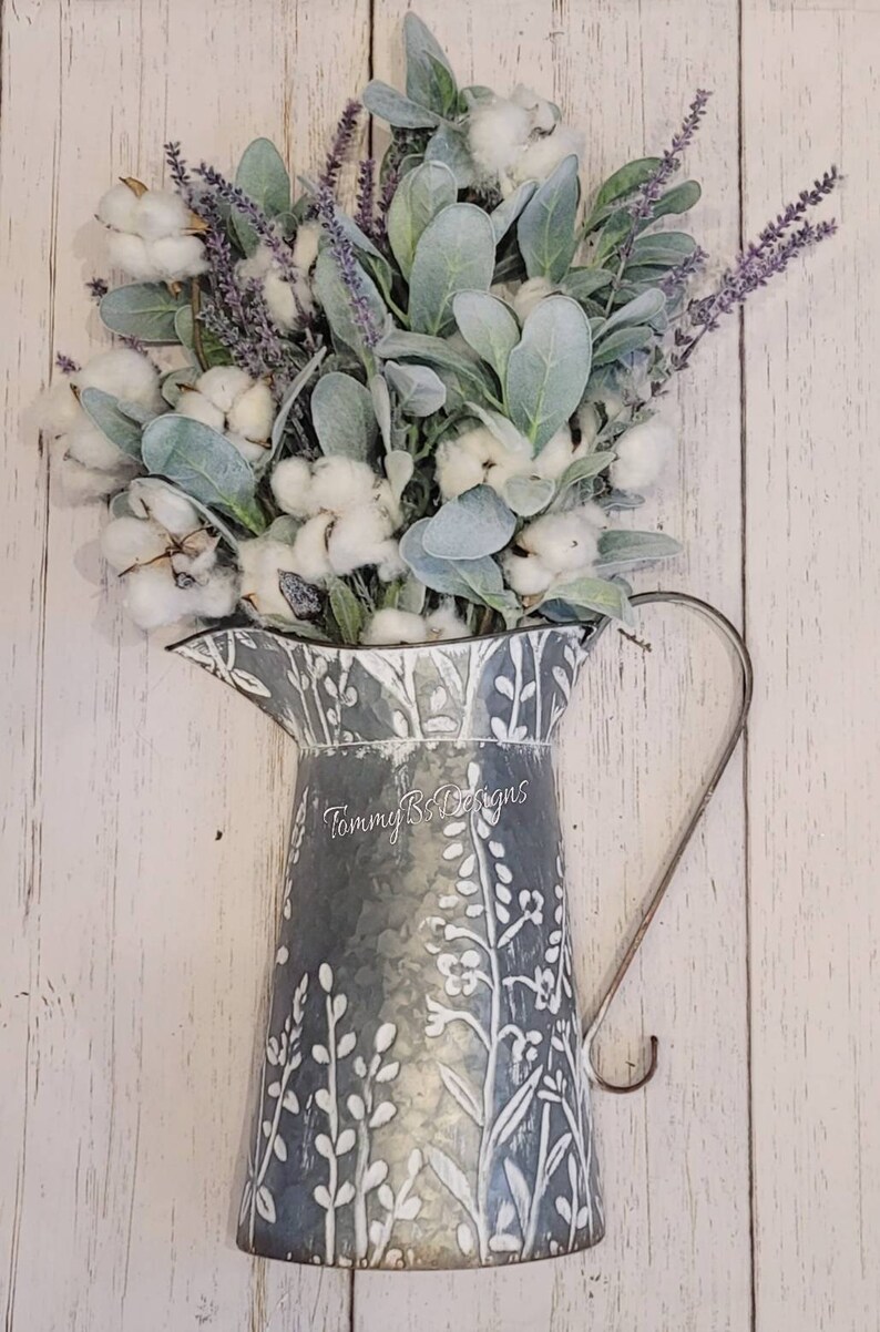 Farmhouse Decor Galvinized Metal Wall Hanging Farmhouse | Etsy