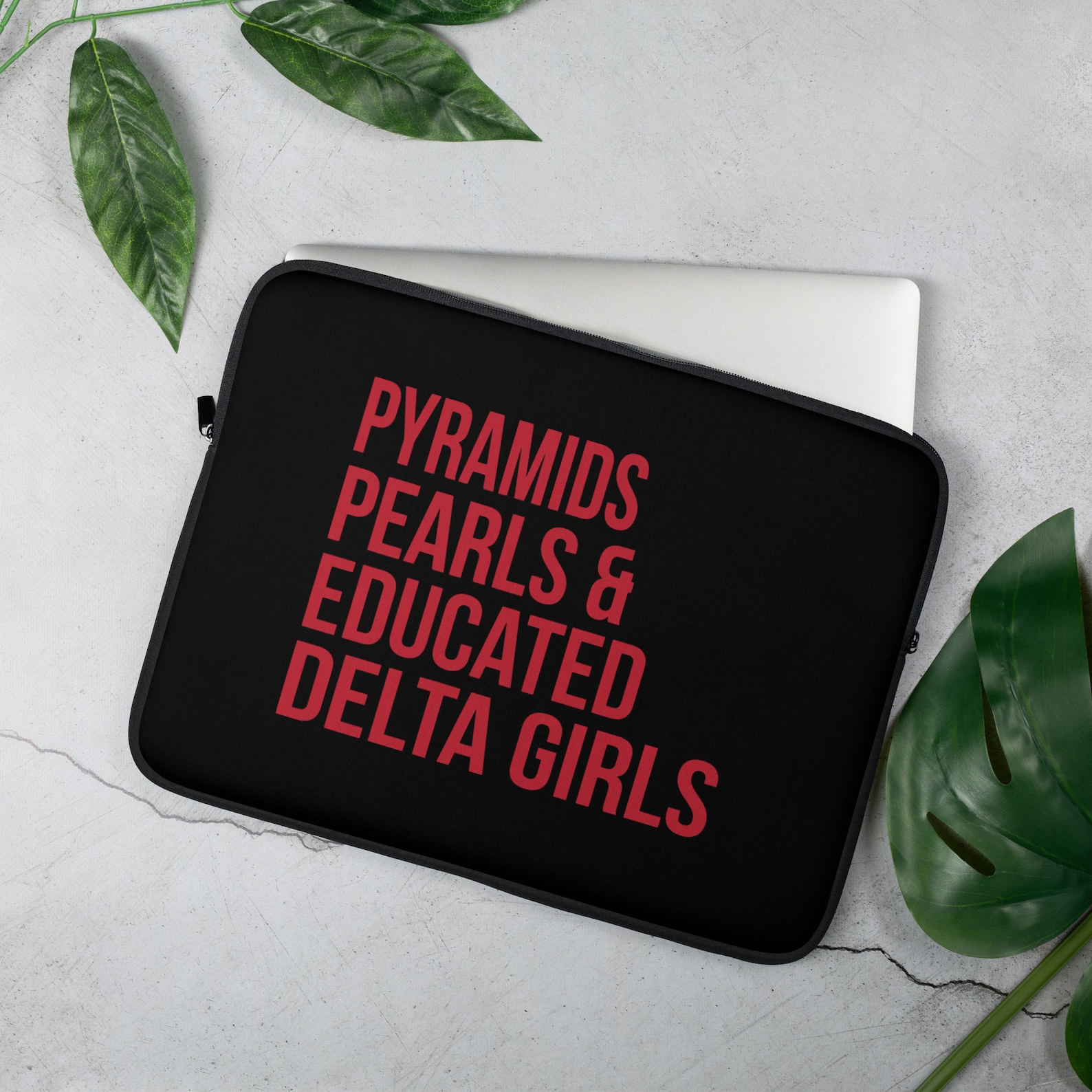 Delta Sigma Theta Laptop Sleeve / Educated Deltas / Delta - Etsy