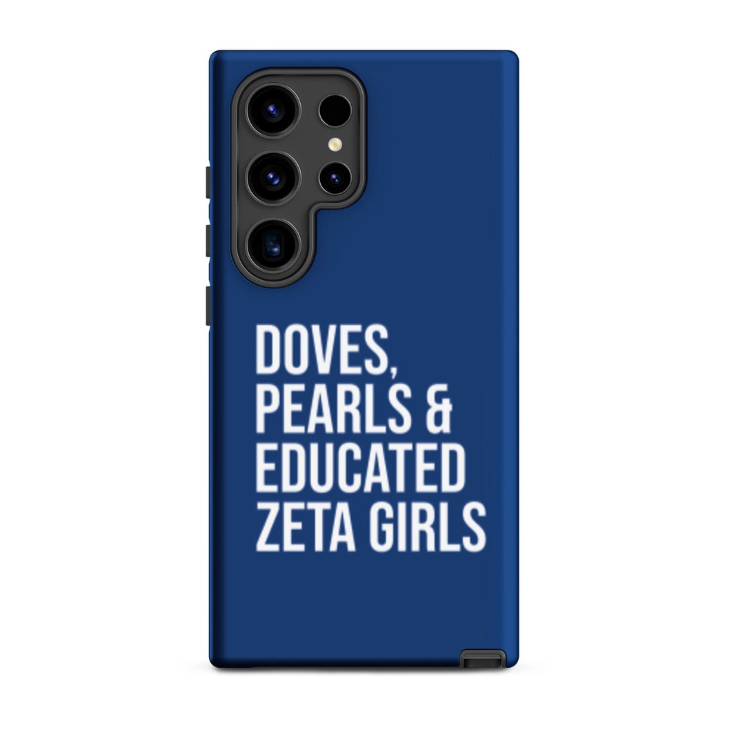 Zeta Phi Beta Samsung Phone Case / Doves / Pearls / Educated Zeta Girls / Zeta Phone Case ...