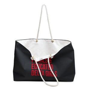Delta Sigma Theta Weekender Bag / Pyramids / Pearls / Educated Deltas ...