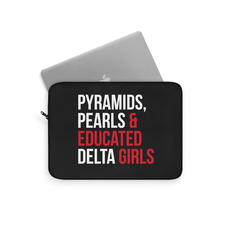 Delta Sigma Theta Laptop Bag / Educated Deltas / Delta Girls Laptop ...