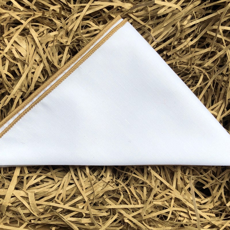 Monogrammed Pocket Square - Etsy