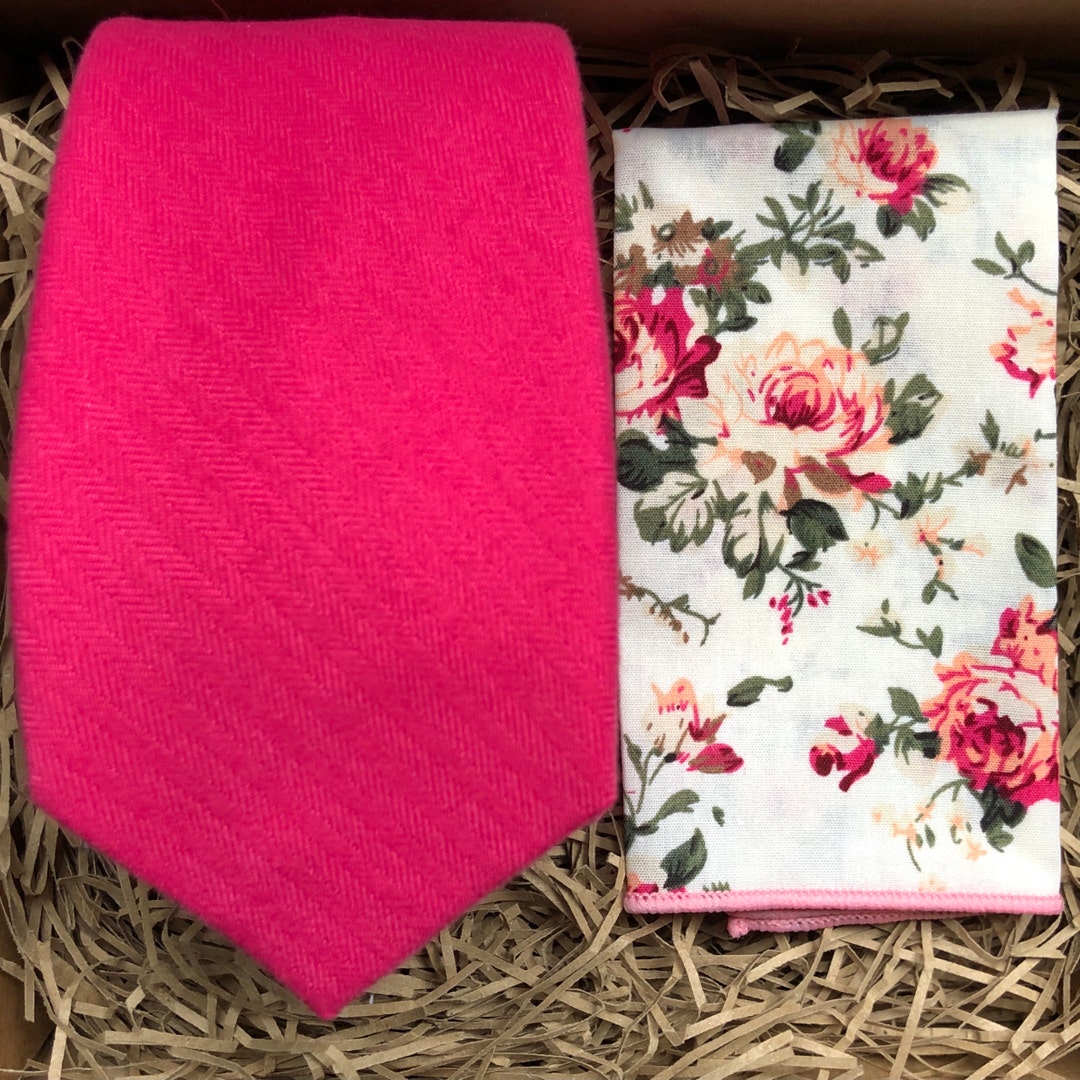 The Fuchsia and Comte: Fuchsia Pink Necktie, Pink Ties for Men, Wedding ...