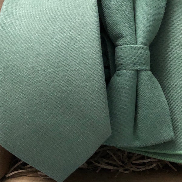 Sage Green Tie - Etsy