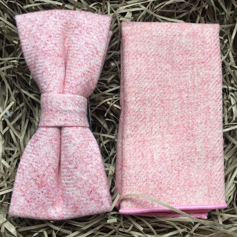 Pink Bow Tie - Etsy