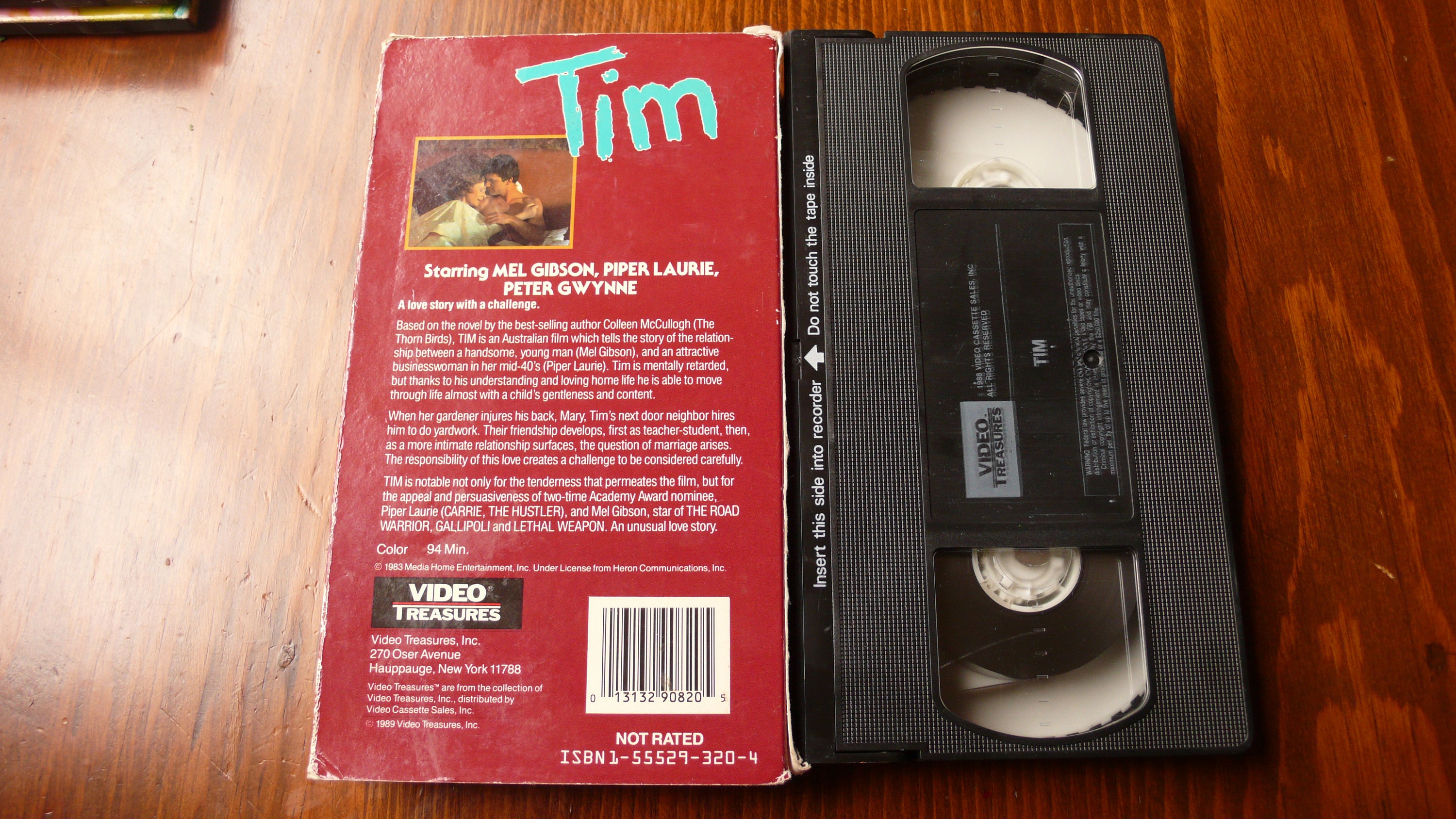 Mel Gibson in Tim VHS a Love Story With a | Etsy